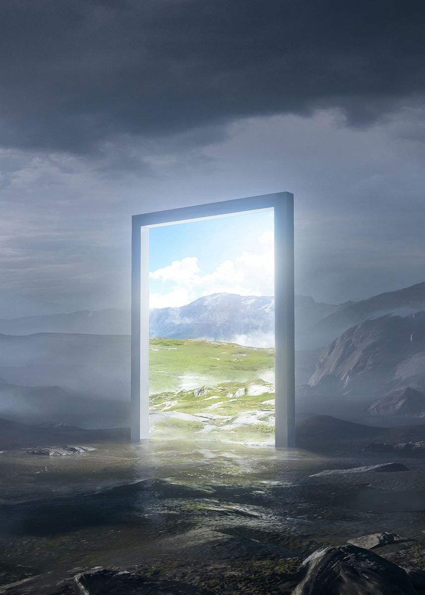 ' portal' Poster, picture, metal print, paint by Shintia Ameliani ...