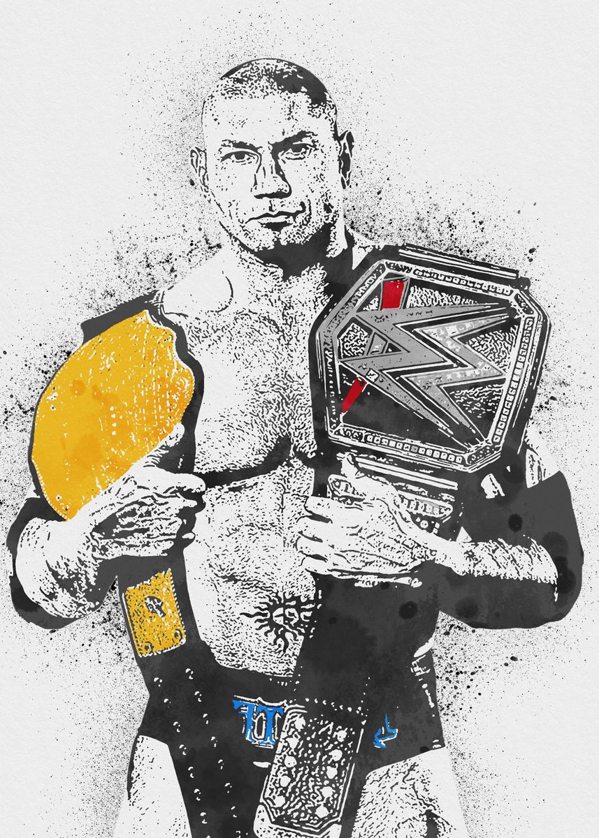 'Batista' Poster by Paul C. Lane | Displate