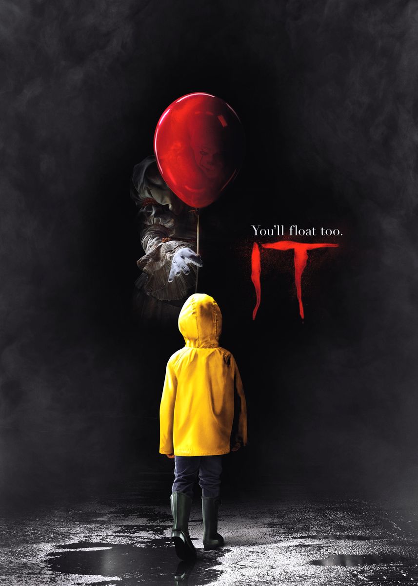 'You'll Float Too' Poster, picture, metal print, paint by Warner Bros ...