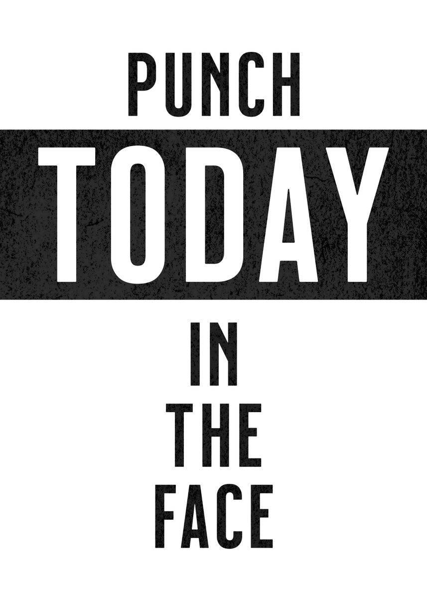 'PUNCH TODAY FUNNY OFFICE' Poster by Atomic Chinook | Displate