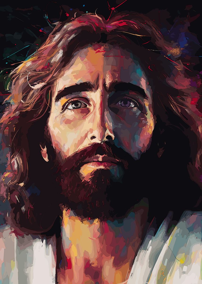 'Jesus Christ' Poster, picture, metal print, paint by Christos Kumar ...