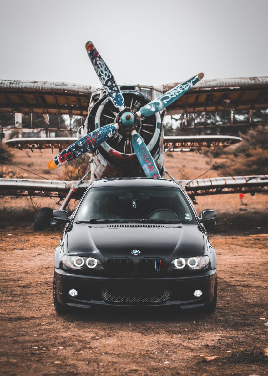 'BMW airplanes' Poster, picture, metal print, paint by Daniel ...