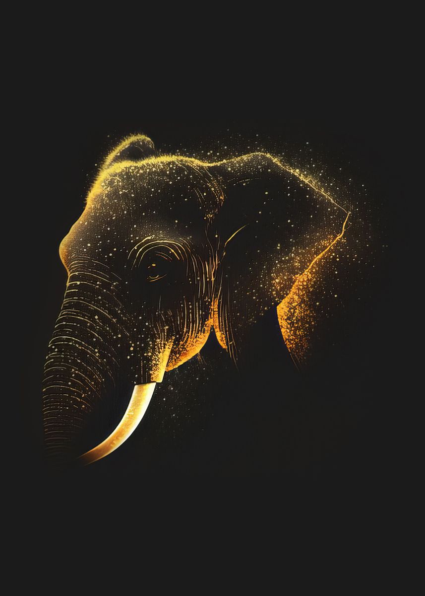 'Elephant' Poster by Graphics GC | Displate