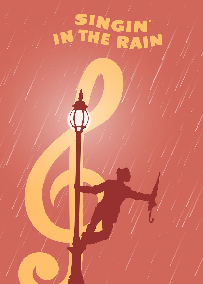 'Singin' Poster, picture, metal print, paint by Kurizura Art | Displate