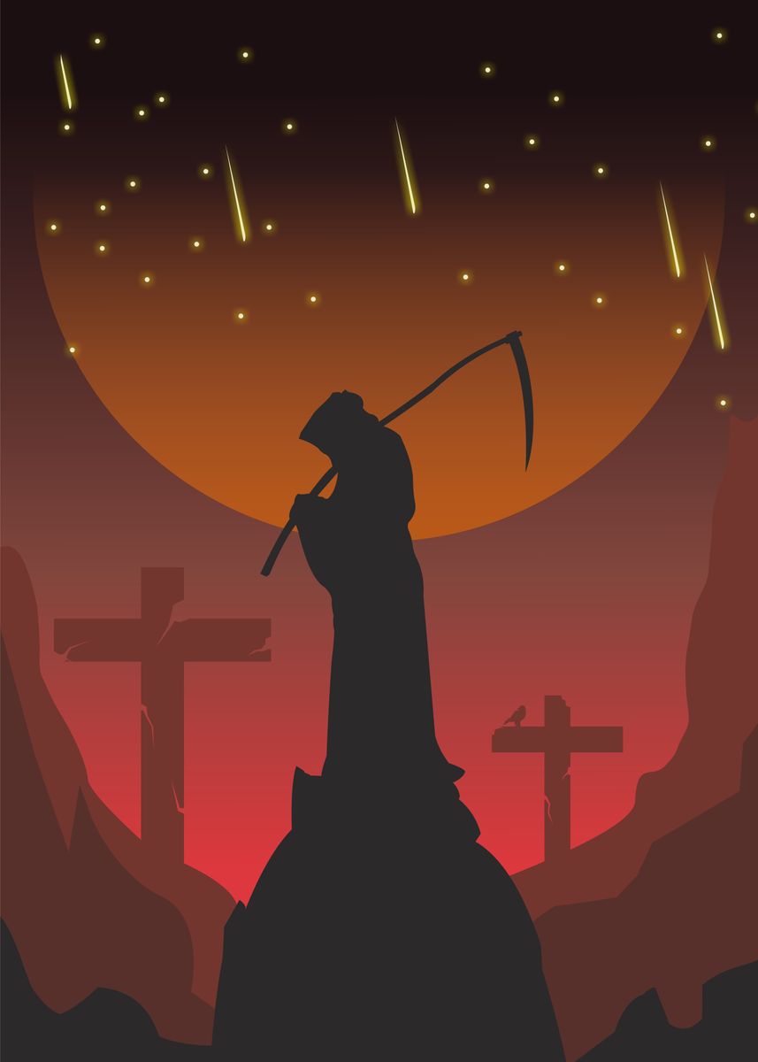 'Angel of Death' Poster by escape ogre | Displate