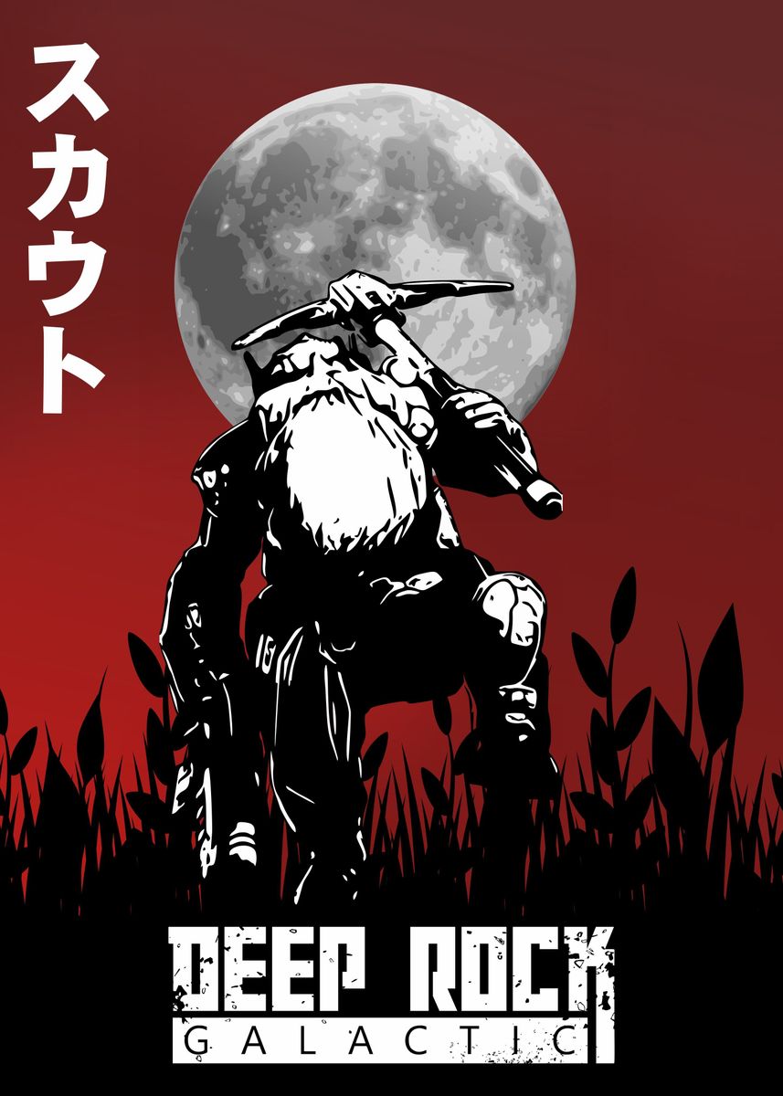 'Deep Rock Galactic Scout' Poster, picture, metal print, paint by Ahmad ...