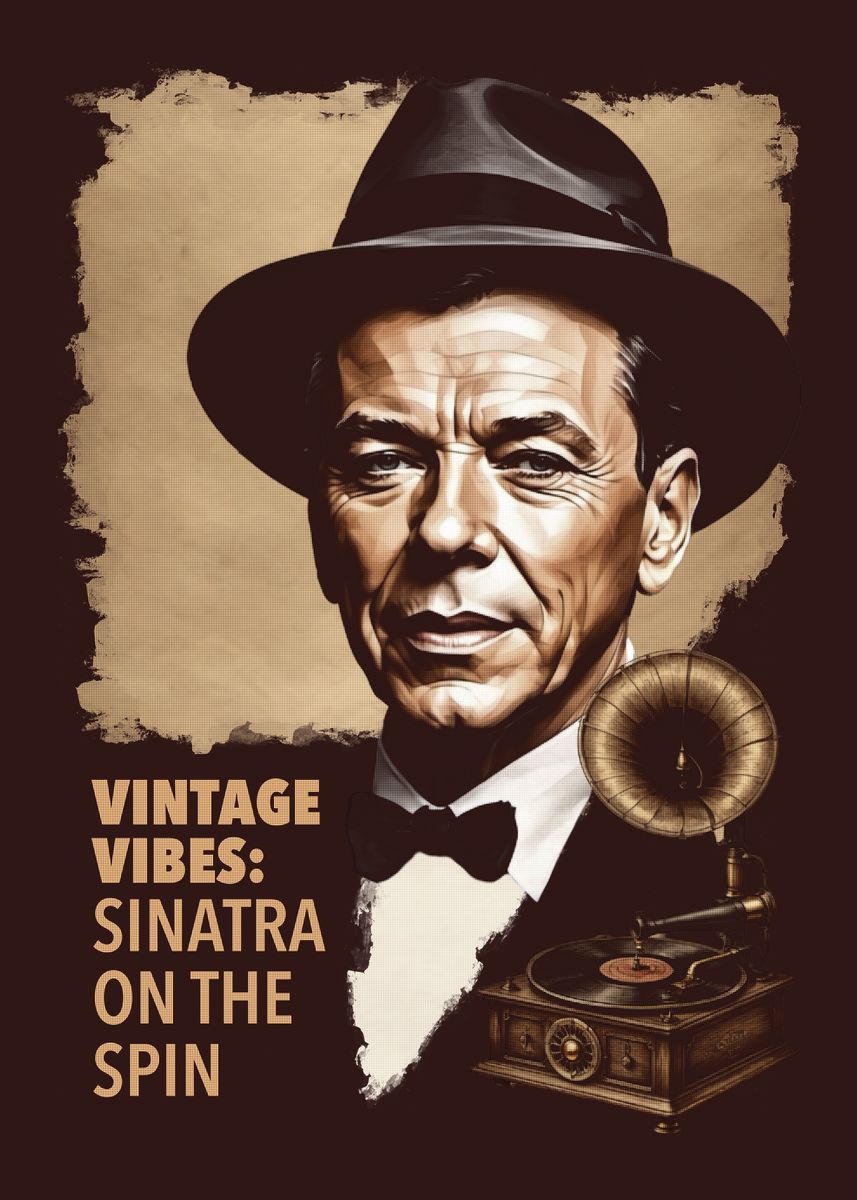 'Sinatra vibes' Poster, picture, metal print, paint by Alternative ...