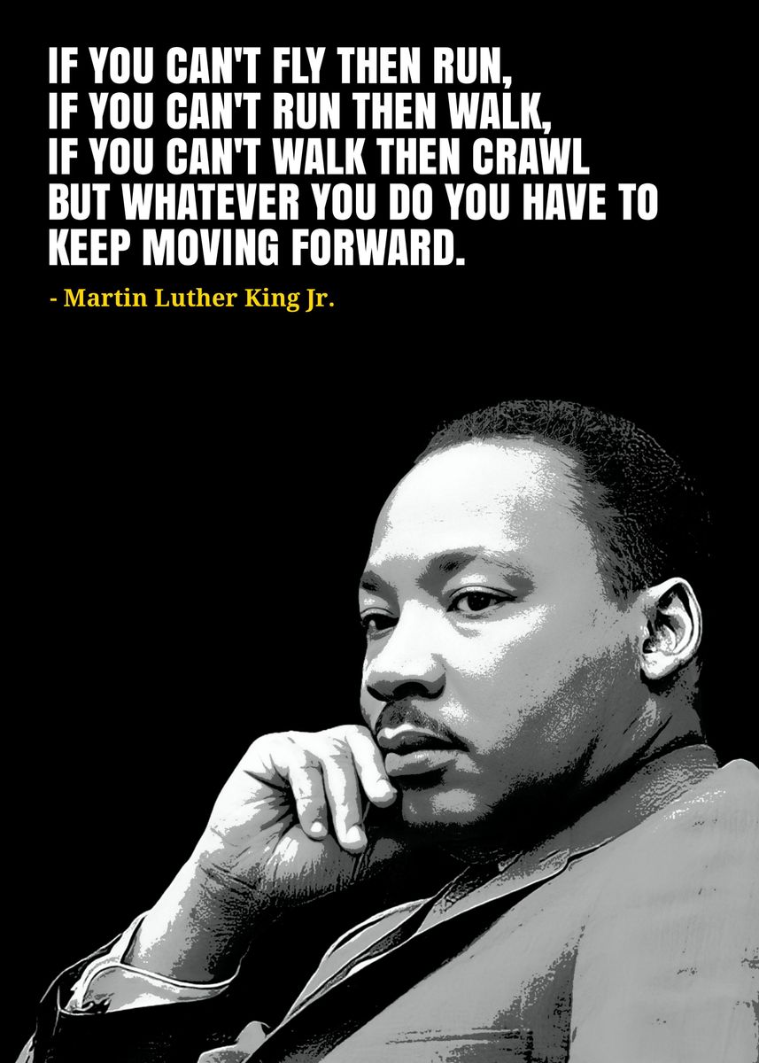 'Martin Luther king quotes ' Poster, picture, metal print, paint by ...