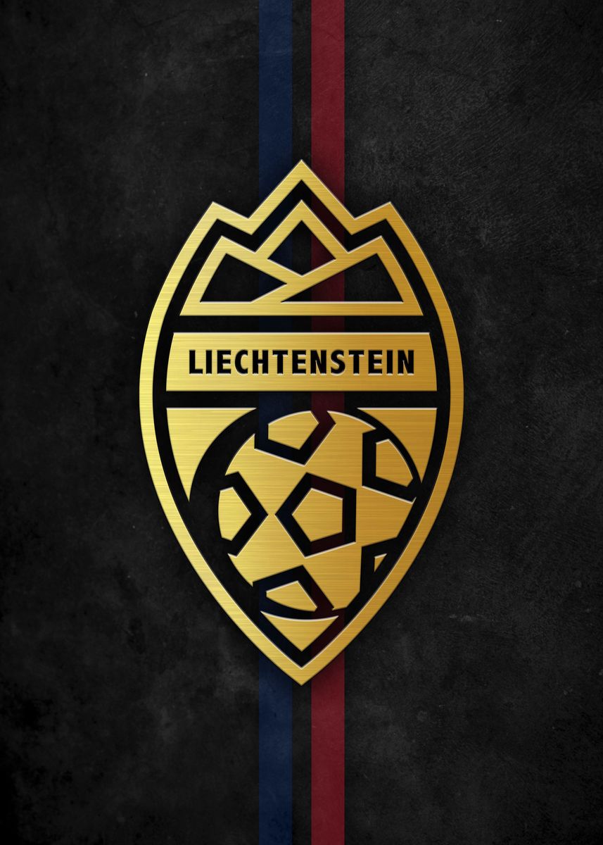 'Liechtenstein Football' Poster, picture, metal print, paint by Ray ...