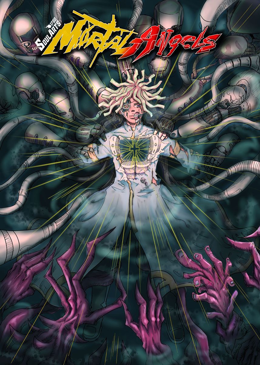 'Mortal Angels Promo Art' Poster, picture, metal print, paint by ...