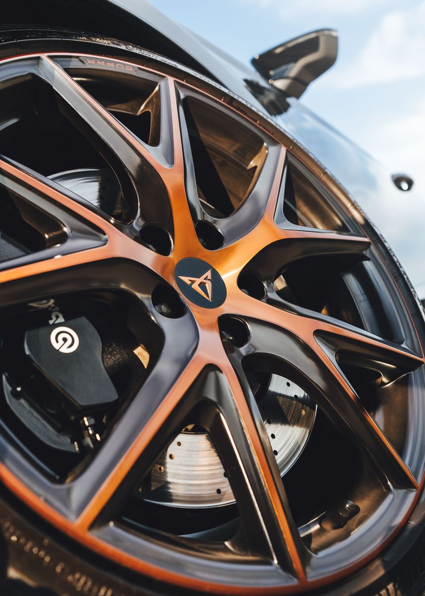 'Cupra Wheel' Poster, picture, metal print, paint by DM Photography ...