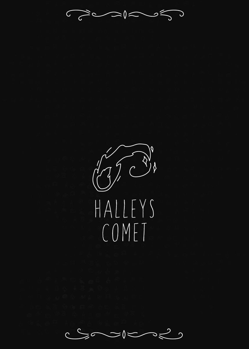 'Halleys Comet' Poster by Zenden Caparoso | Displate