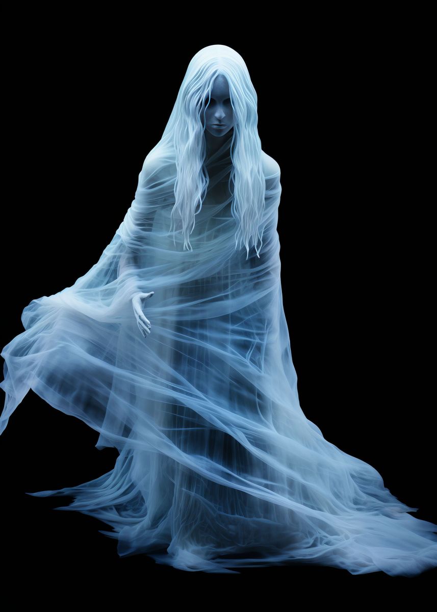 'A Beautiful Ghost' Poster, picture, metal print, paint by Frank ...