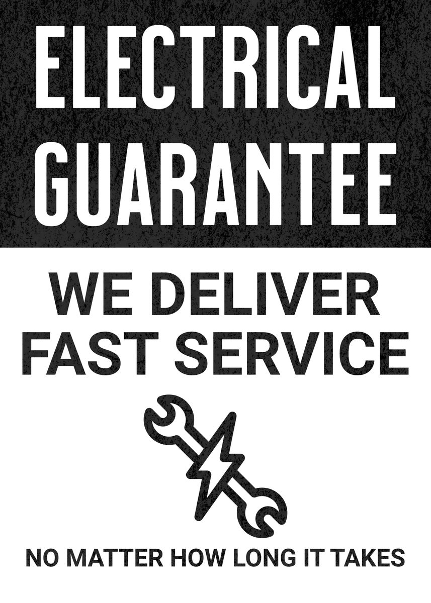 'ELECTRICAL FAST WHITE' Poster, picture, metal print, paint by Atomic ...