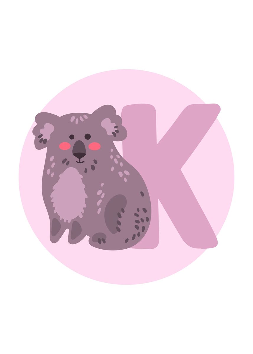 'Alphabet K' Poster, picture, metal print, paint by Dede Wiradinata ...