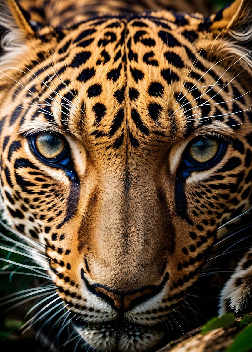 'Leopard eyes' Poster by Ayen Khusna Art | Displate