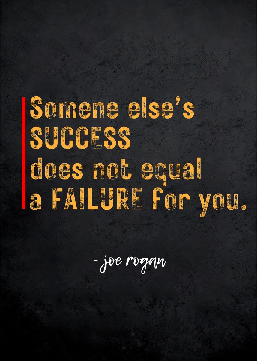 'Joe Rogan jre quotes quote' Poster, picture, metal print, paint by ...