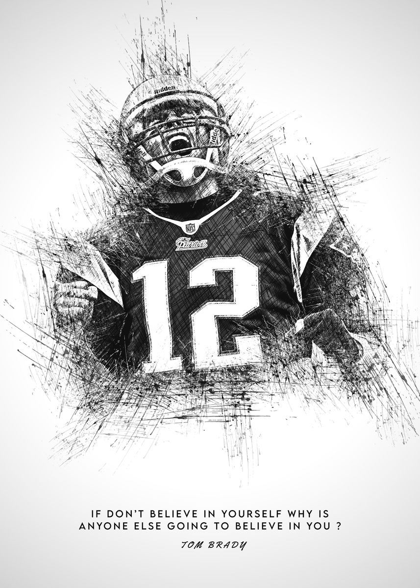 Tom Brady Quote Poster at Jane Johns blog