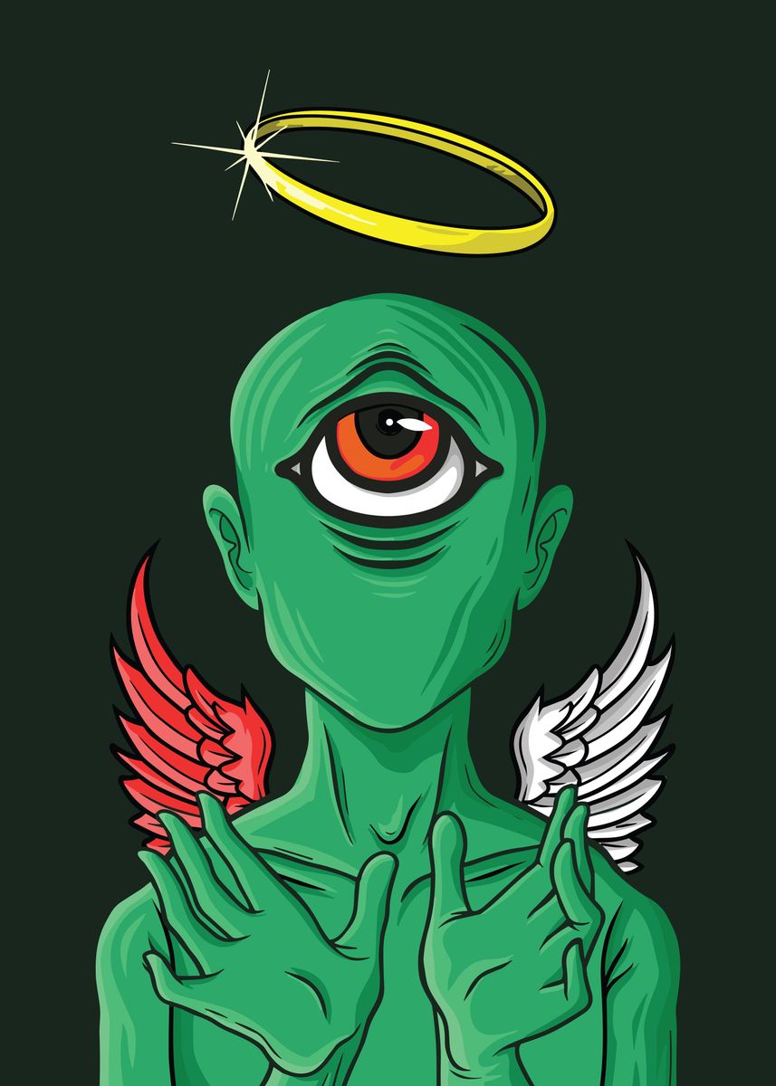 'The Monster' Poster, picture, metal print, paint by Haruno Sakura ...