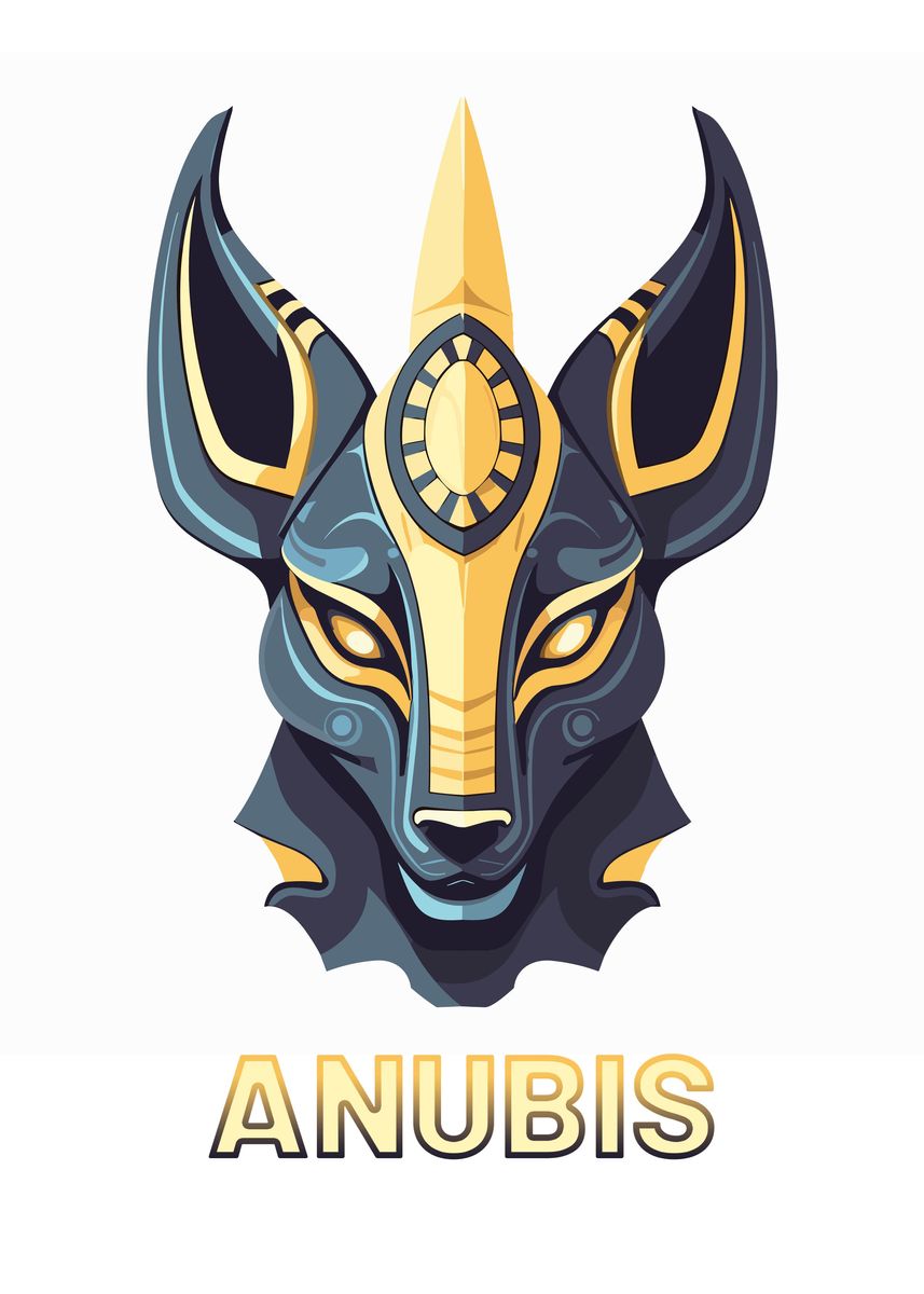 'Anubis' Poster, picture, metal print, paint by Mason Scott | Displate