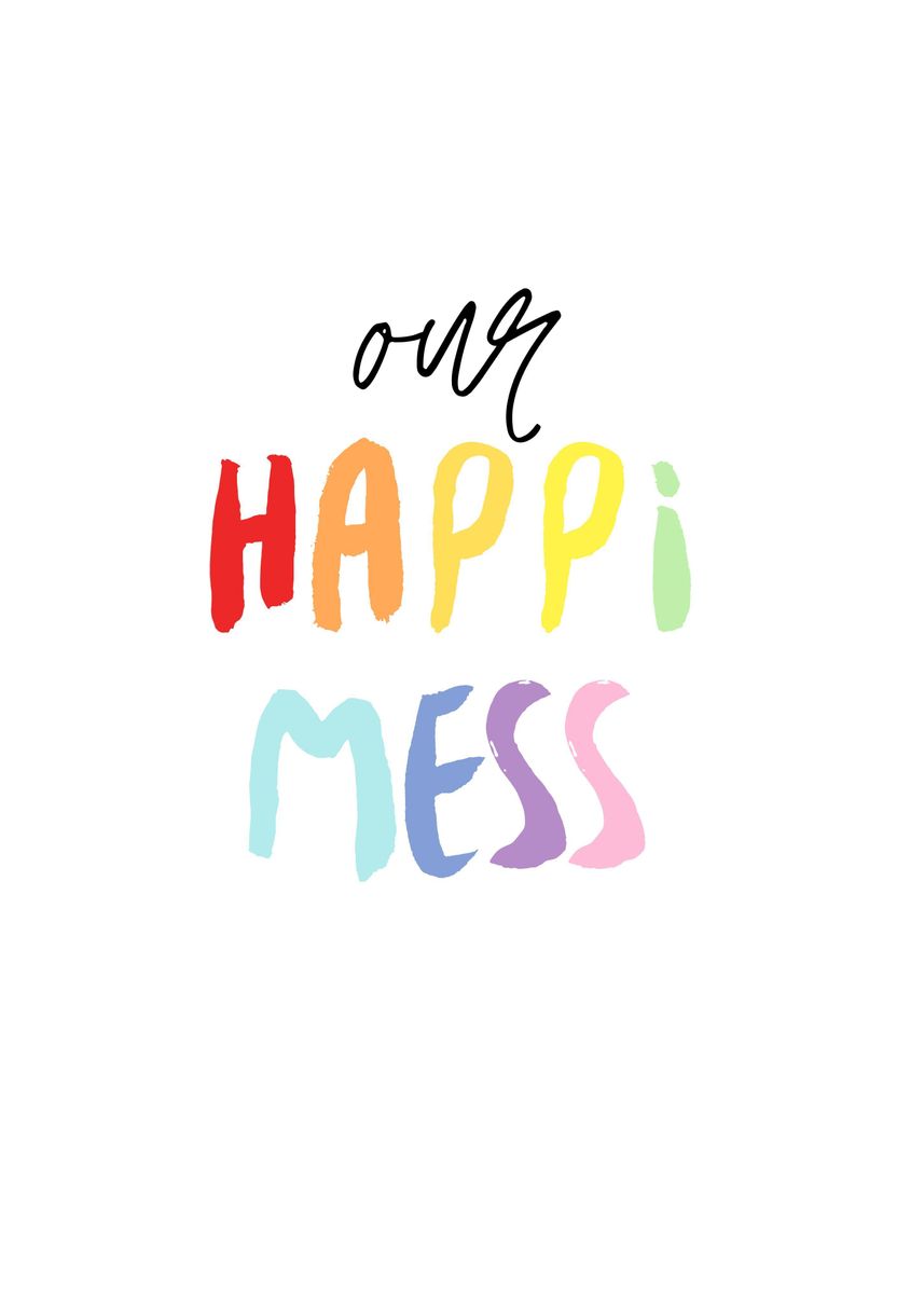 'Our Happimess' Poster by SoulArt Shop | Displate