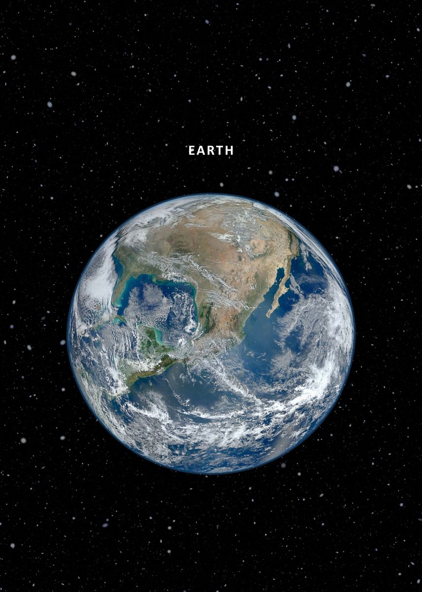 'the earth poster' Poster, picture, metal print, paint by gani ismail ...