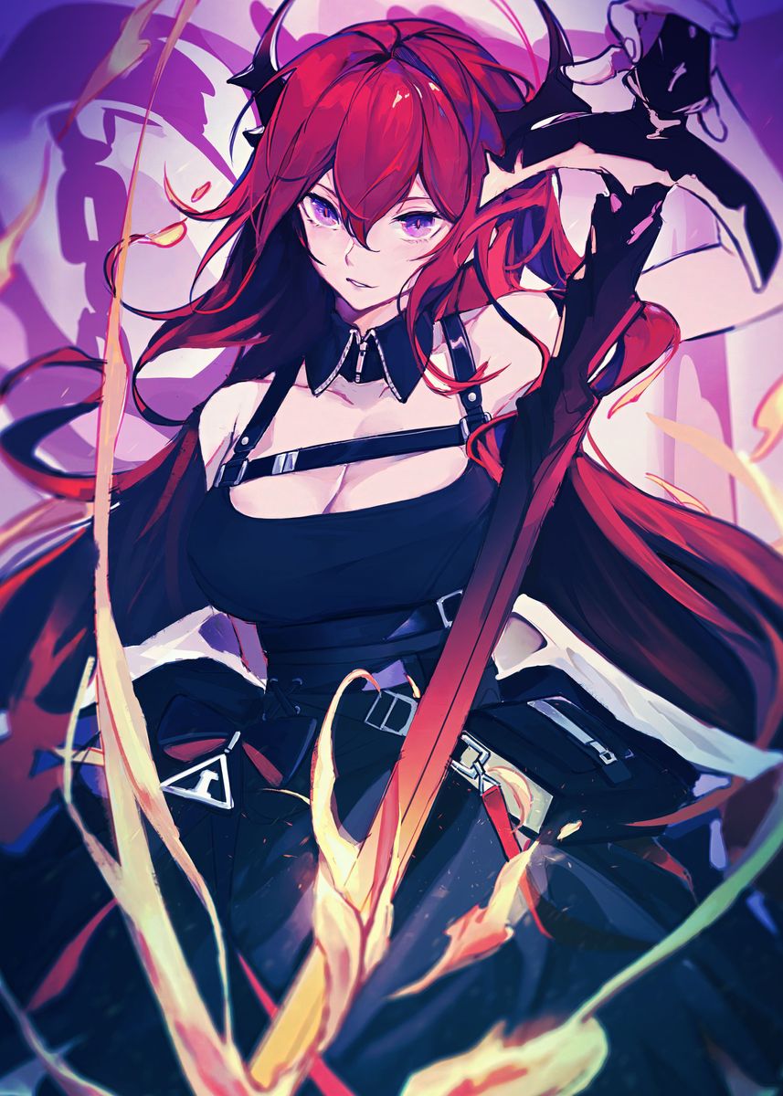 'Arknights Surtr ' Poster, picture, metal print, paint by Neko a3 | Displate