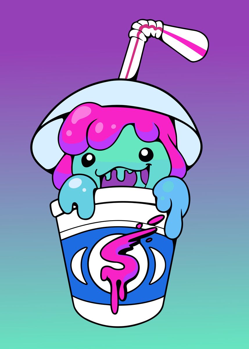 'dj slushii' Poster by londho ireng | Displate