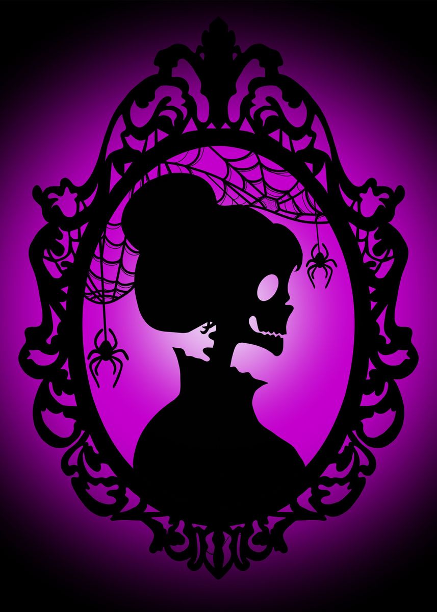 'Spooky women skeleton' Poster, picture, metal print, paint by Anam ...