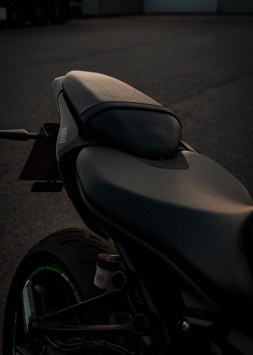 'MT07 Back' Poster, picture, metal print, paint by Nils Plaha | Displate