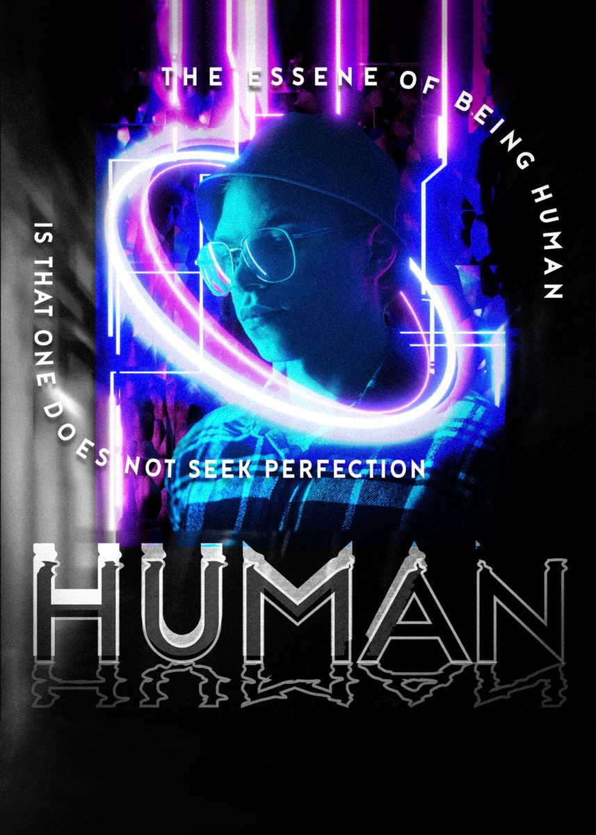 'Human' Poster, picture, metal print, paint by Cordon | Displate