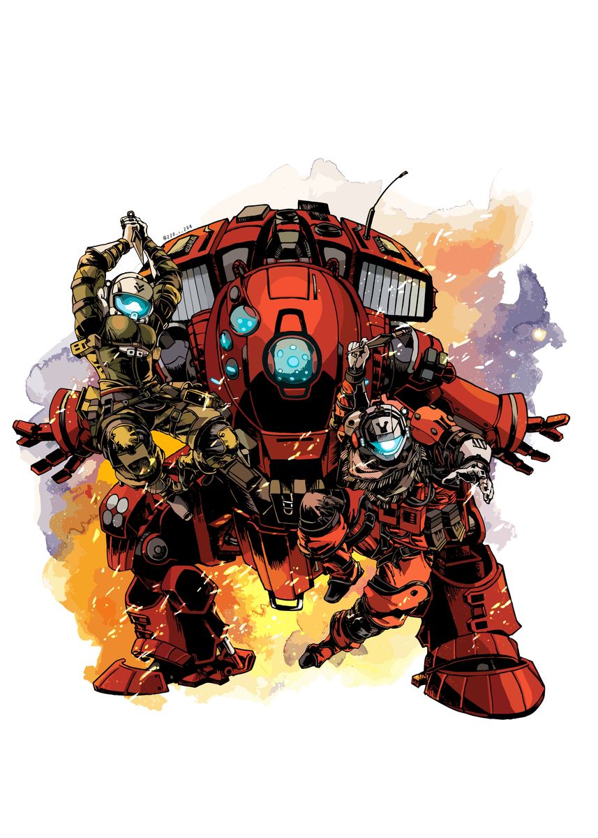 'titanfall game' Poster by polytron | Displate