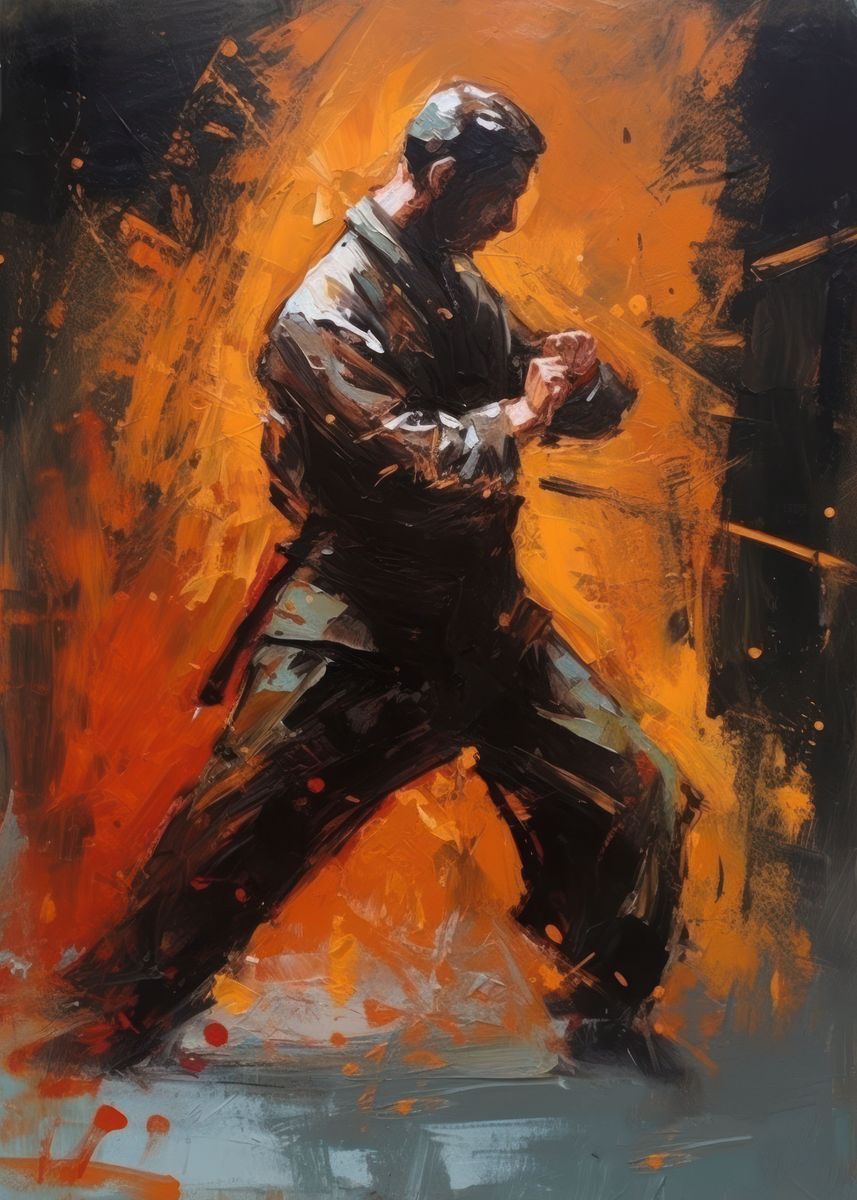 'The Art of Combat' Poster, picture, metal print, paint by Usama Design ...