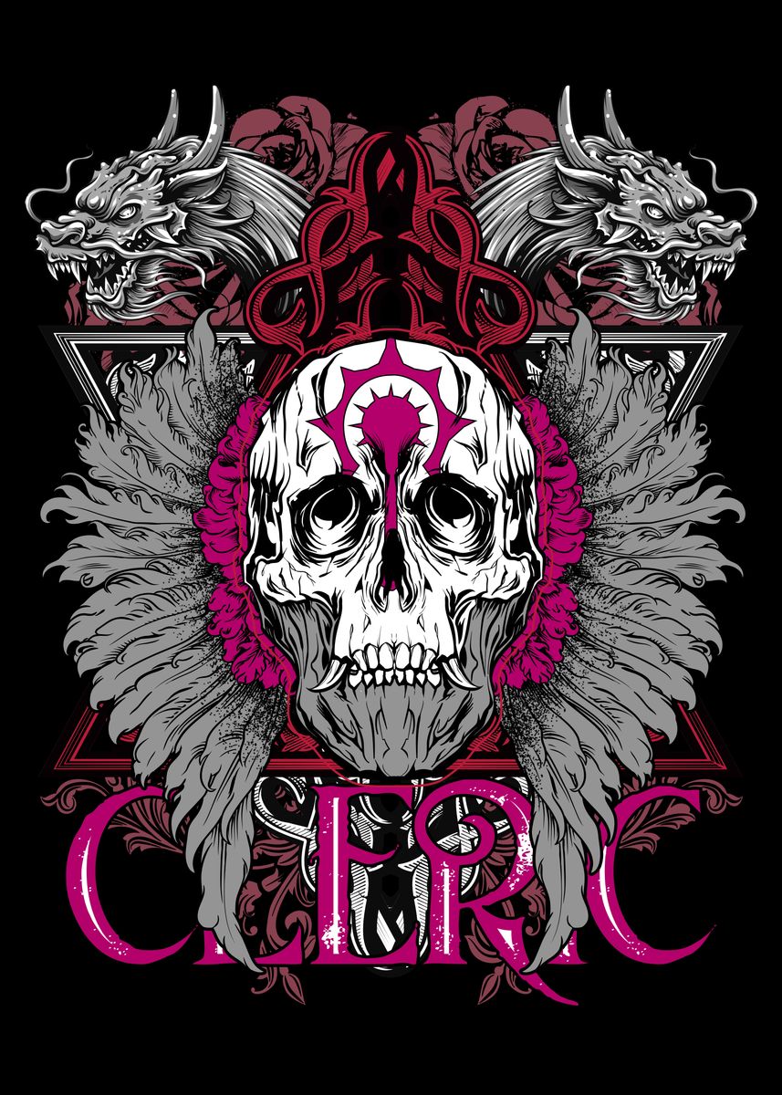 'Cleric DD' Poster, picture, metal print, paint by Mark Anderson ...