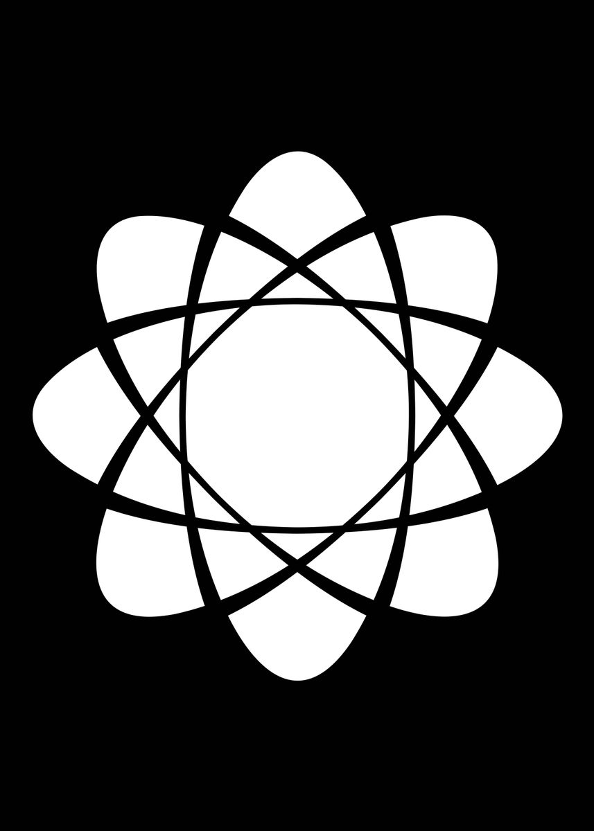 'ATOM NEON ABSTRACT' Poster, picture, metal print, paint by Atomic ...