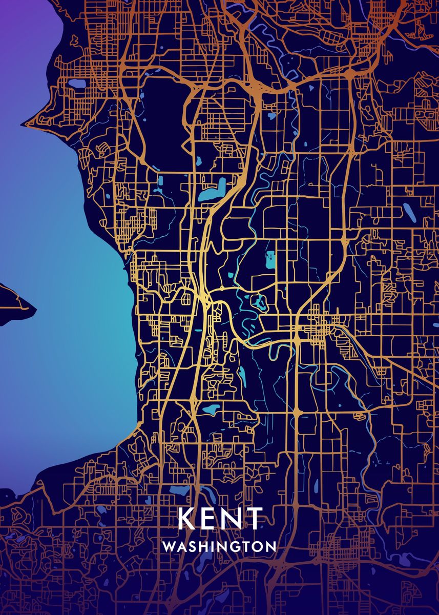 'Kent Washington' Poster by Miracle Studio | Displate