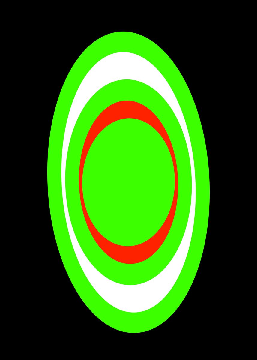 'TIME LOOP ABSTRACT' Poster, picture, metal print, paint by Atomic ...