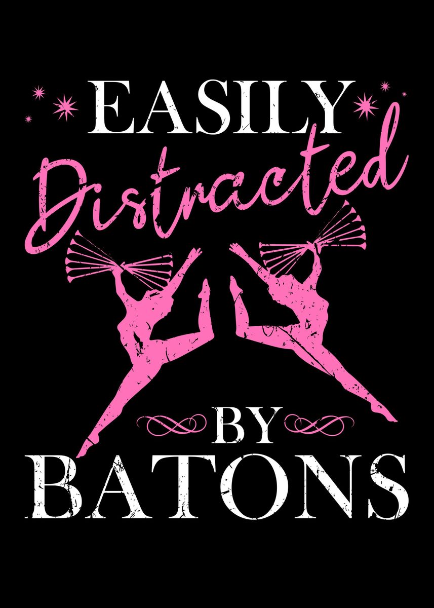 'Batons For Twirling' Poster, picture, metal print, paint by HumbaHarry ...