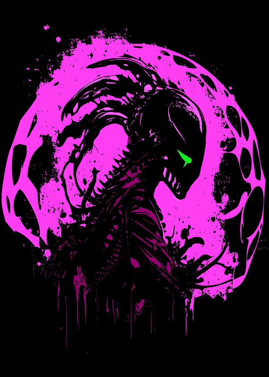 'Aliens And Invaders ' Poster, picture, metal print, paint by Ilya ...