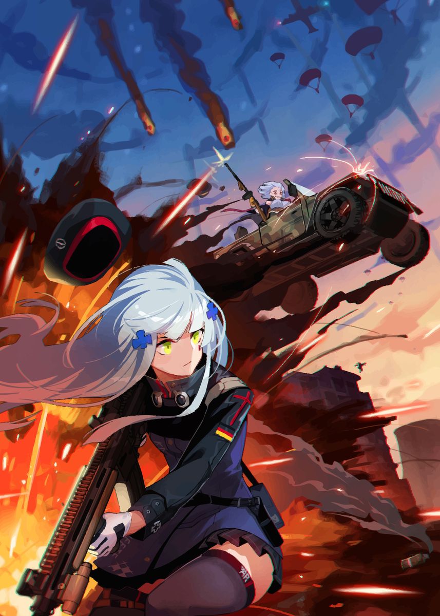 'Girls Frontline' Poster, picture, metal print, paint by The Lord ...