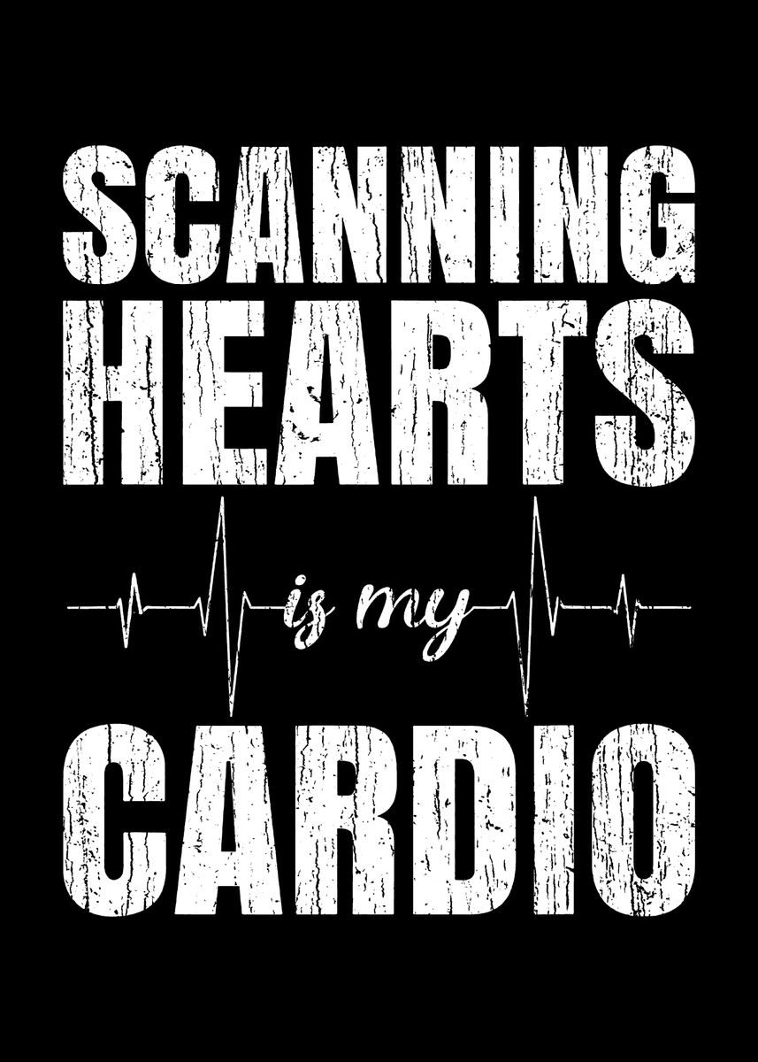 'Scanning Hearts' Poster by Tormentedabnormal | Displate