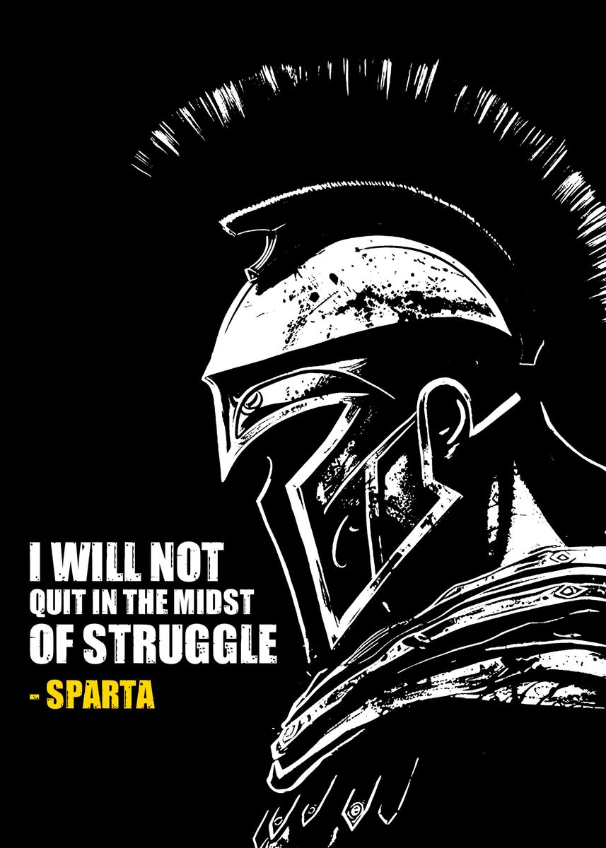 'sparta ' Poster, picture, metal print, paint by Lunzii Art | Displate