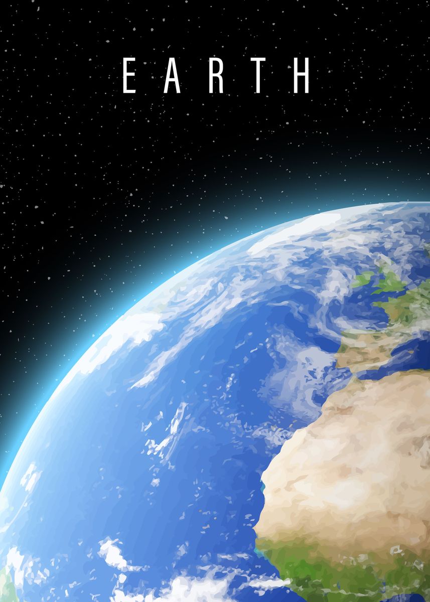 'Planet Earth' Poster, picture, metal print, paint by Danan Putra ...