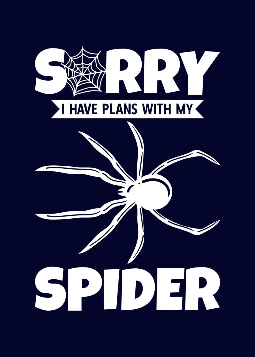'Spider Owner Spiders' Poster, picture, metal print, paint by MzumO ...