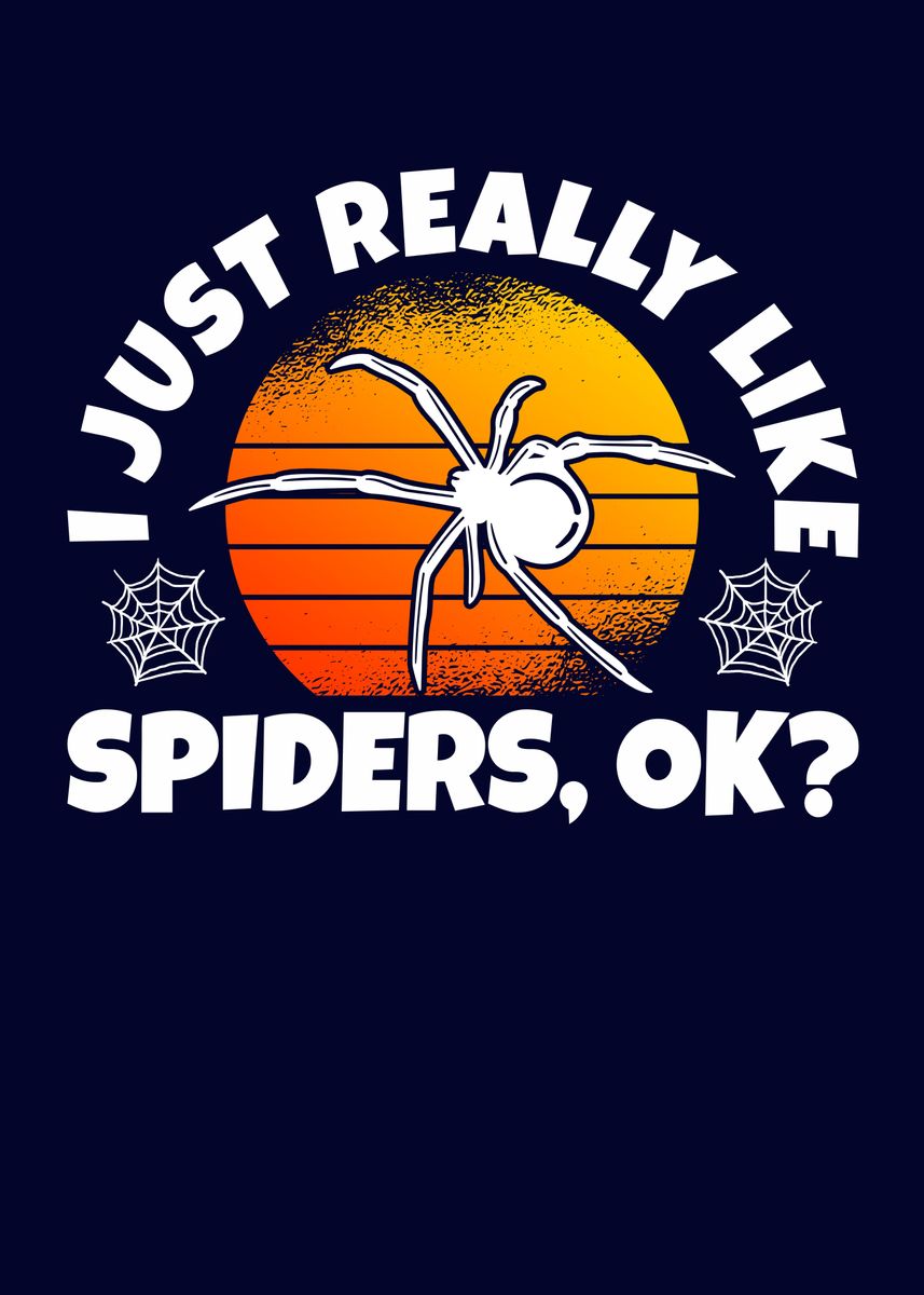 'Spider Owner Spiders' Poster by MzumO | Displate