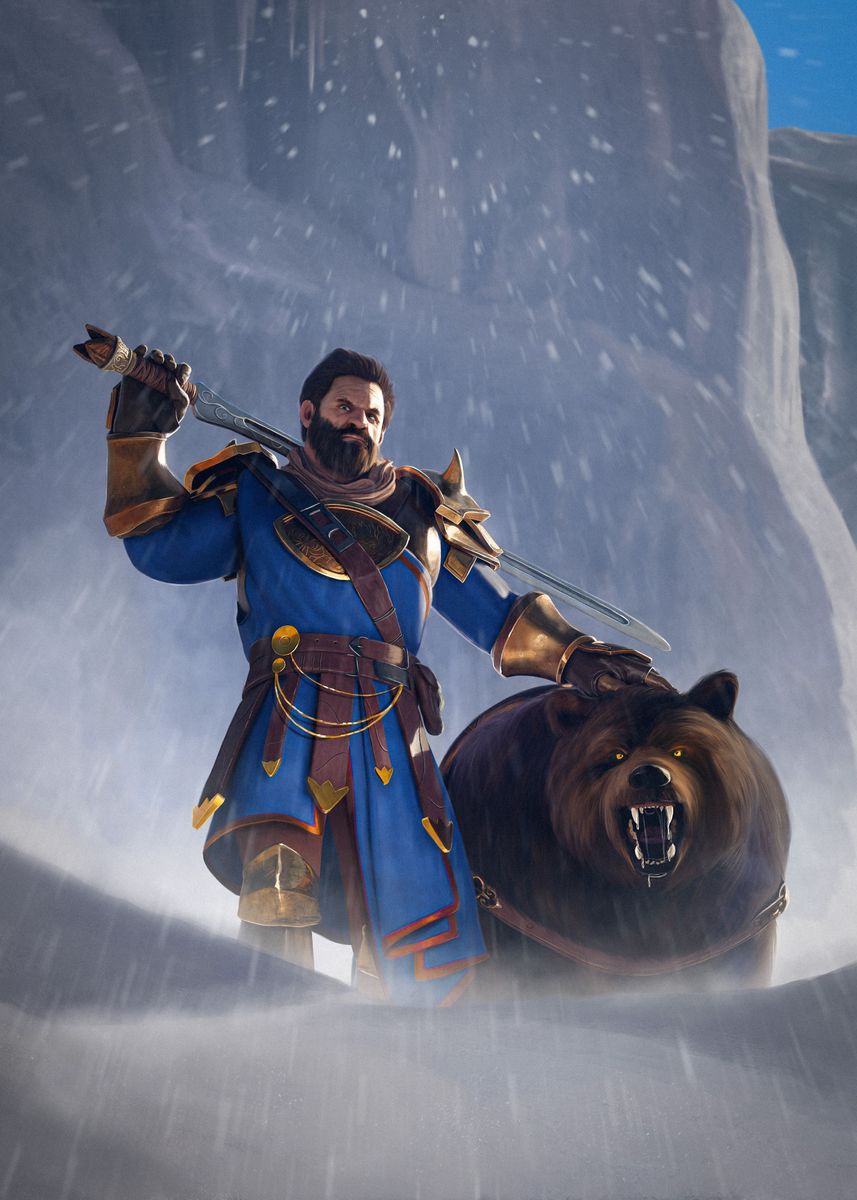 'Mountain Ranger' Poster, picture, metal print, paint by David Catuhe ...