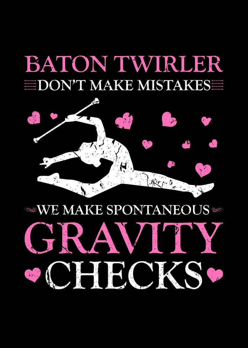 'Baton Twirler' Poster, picture, metal print, paint by HumbaHarry ...