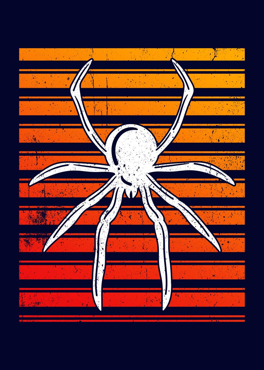 'Spider Owner Spiders' Poster, picture, metal print, paint by MzumO ...