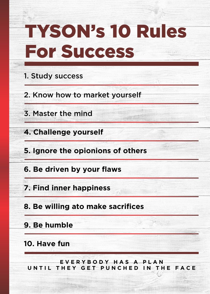 'success rules' Poster, picture, metal print, paint by Top Collection ...