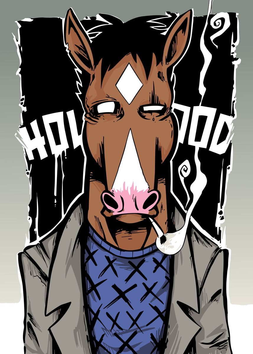 'Bojack The Horseman Movie' Poster, picture, metal print, paint by ...